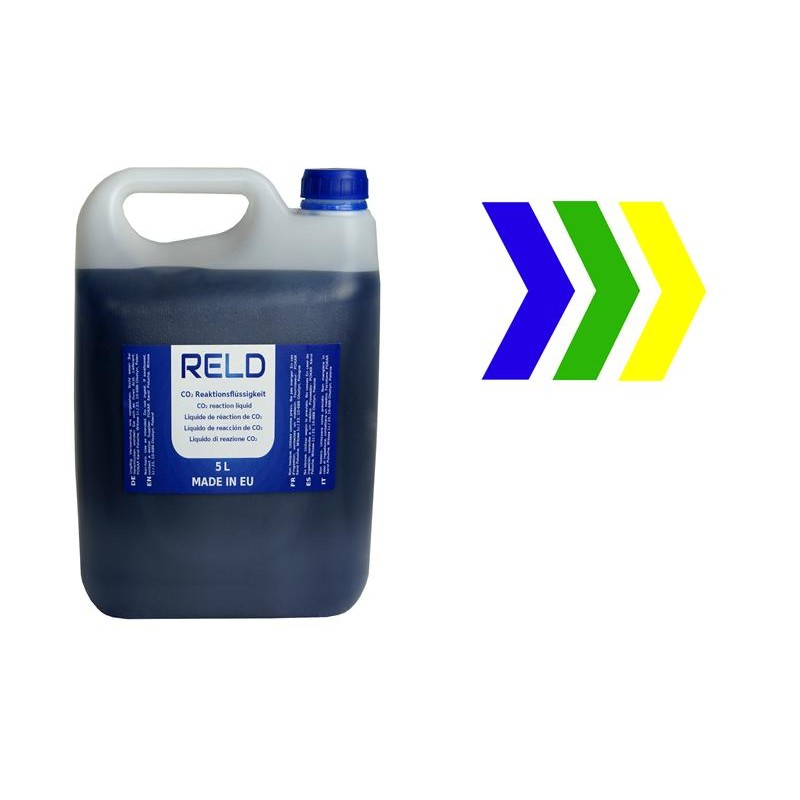 RELD CO2 Reaction Liquid 5L - Precise Leak Detector for Cooling Systems